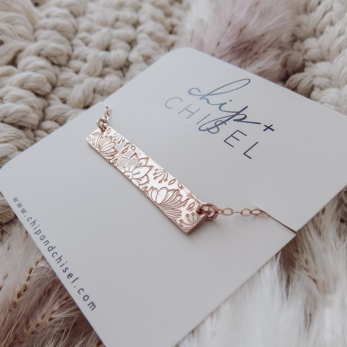 Birth Flower Garden Bar Jewelry Inspiration – chip + chisel